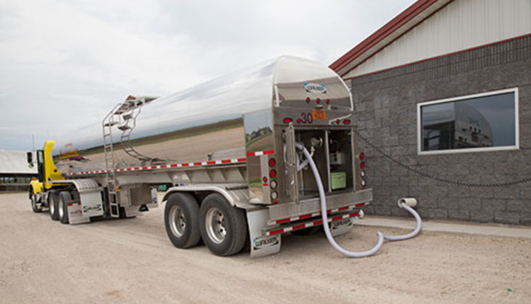Milk tanker residue levels match record low